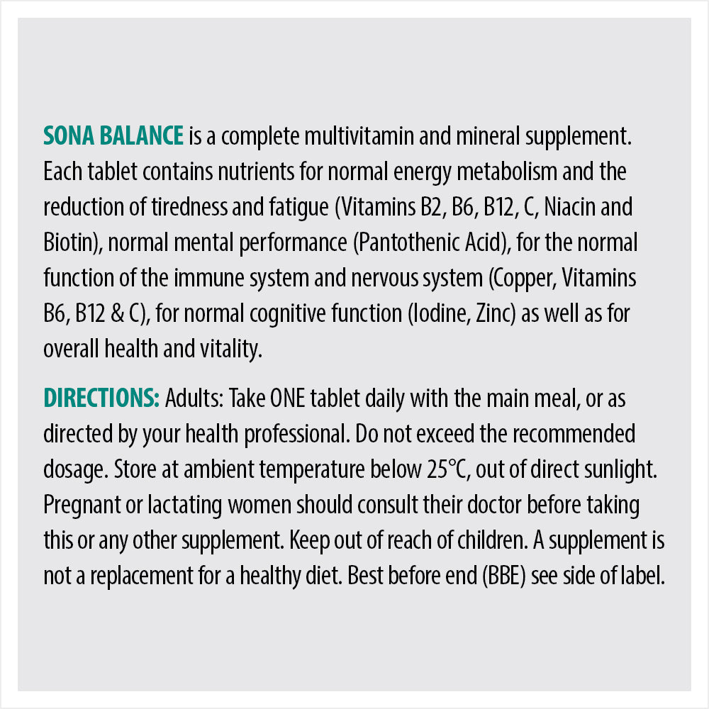 Sona Balance - Multivitamin & Multimineral